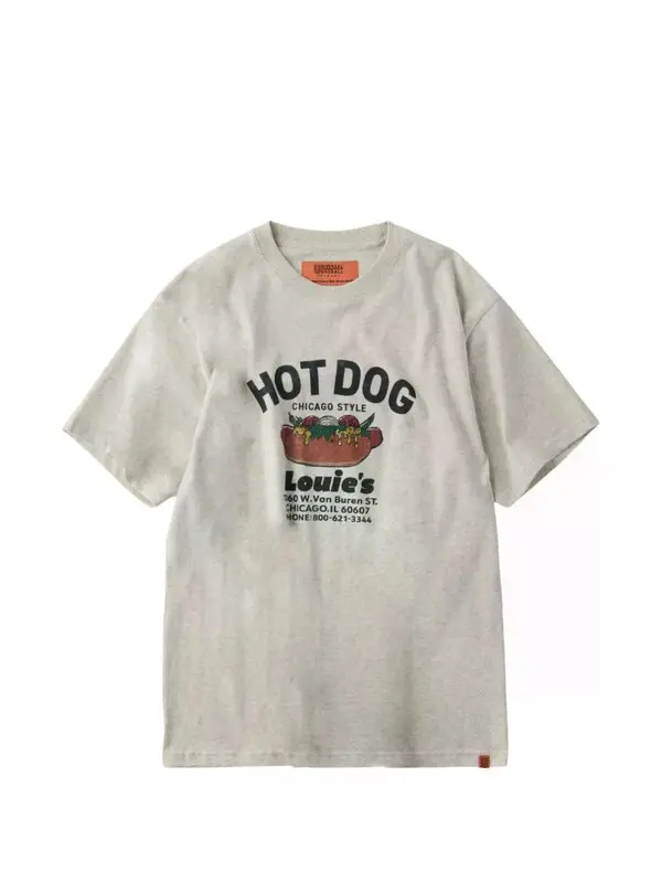 UNIVERSAL OVERALL Graphic Print T-shirt - Neutrals