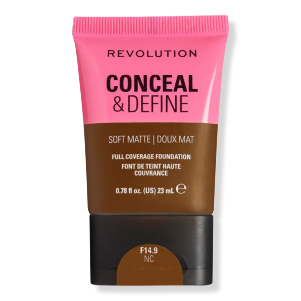REVOLUTION BEAUTY Conceal & Define Soft Matte Full Coverage Foundation - F14.9nc