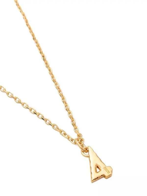 AMI Paris Number Pendant Necklace - Gold