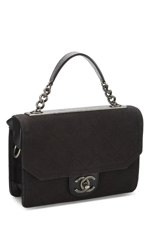 Chanel Paris-salzburg Canvas Top Handle Medium