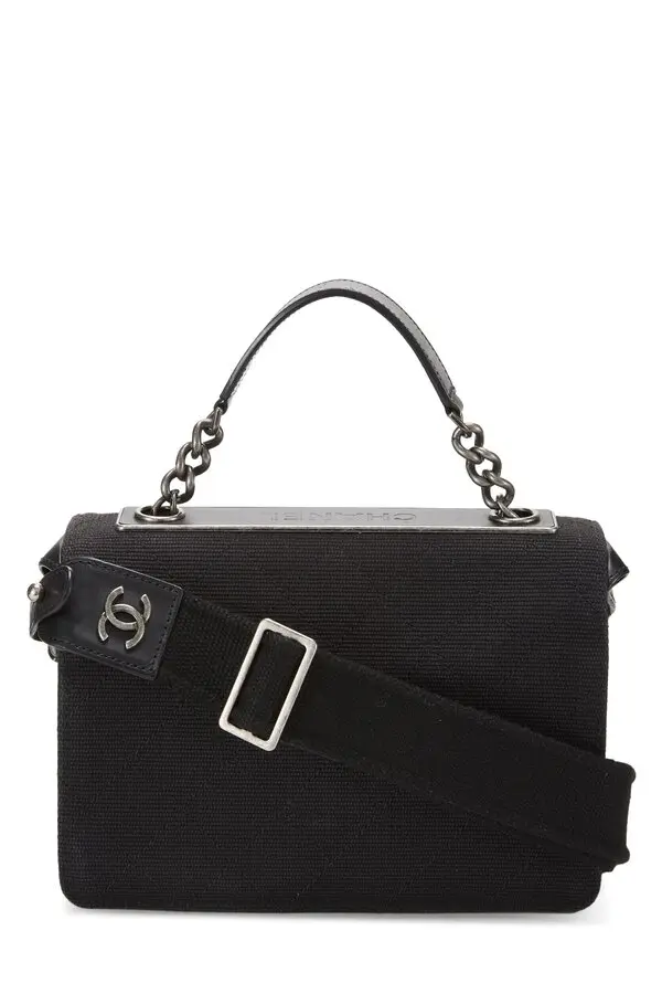 Chanel Paris-salzburg Canvas Top Handle Medium