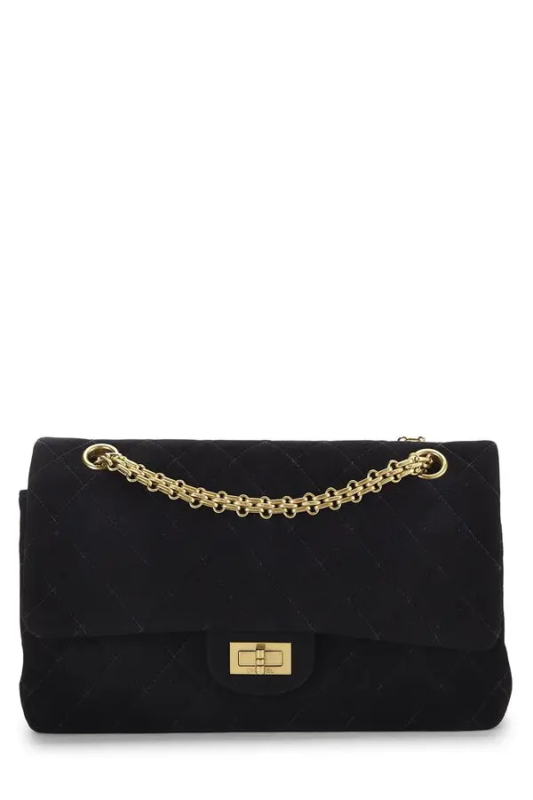 Chanel Quilted Suede 2.55 Reissue Flap 225 - Black