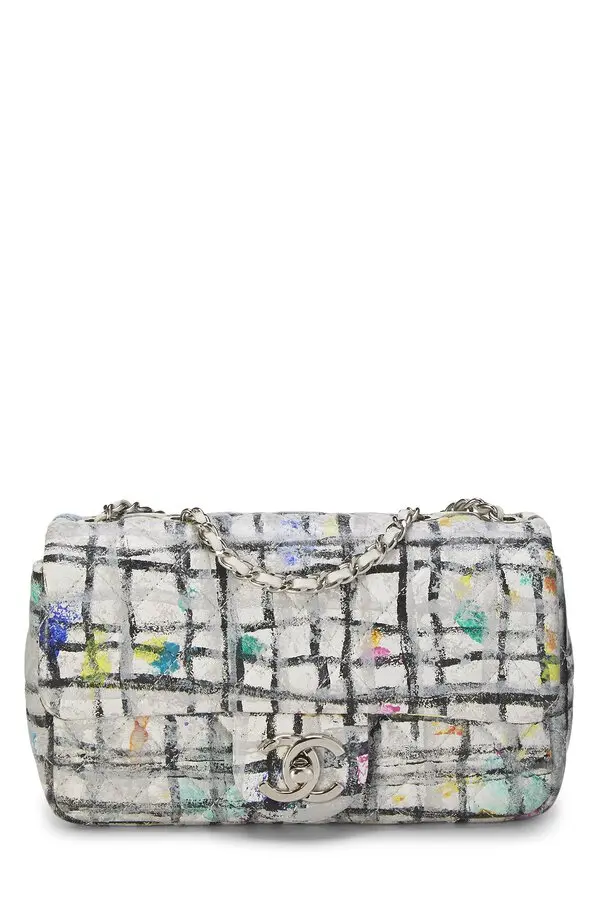 Chanel Multicolor Calfskin Graffiti Classic Flap - Multi