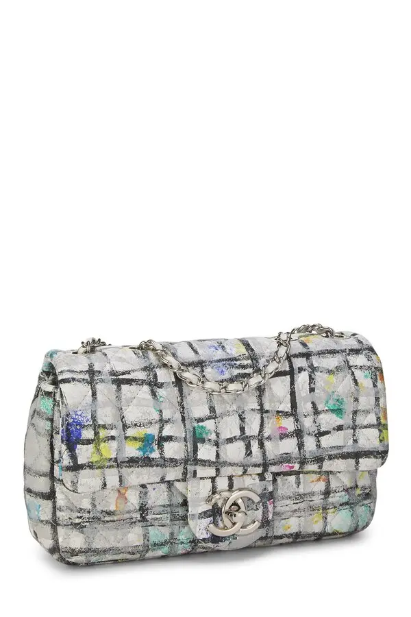 Chanel Multicolor Calfskin Graffiti Classic Flap