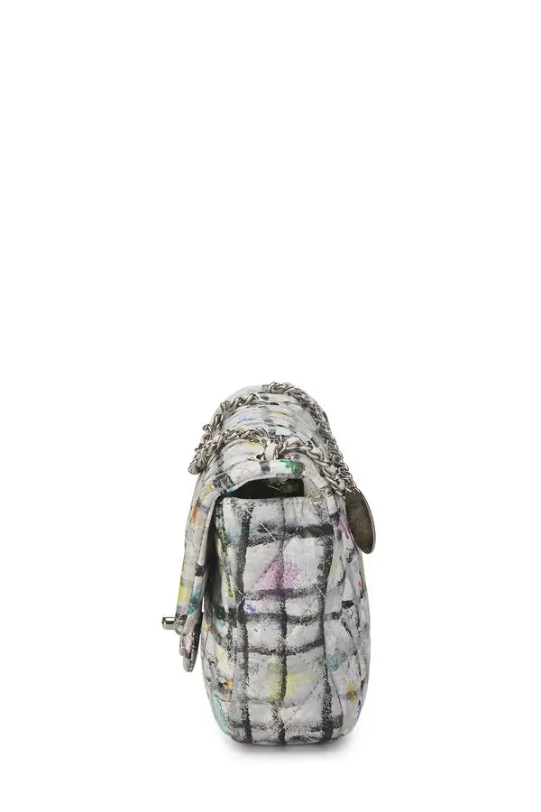Chanel Multicolor Calfskin Graffiti Classic Flap
