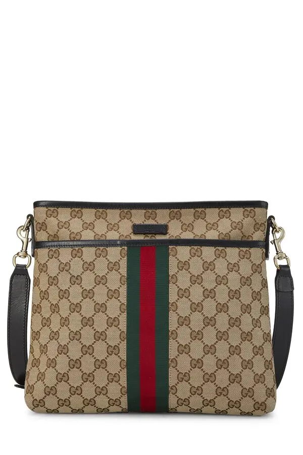 Gucci Original Gg Web Messenger
