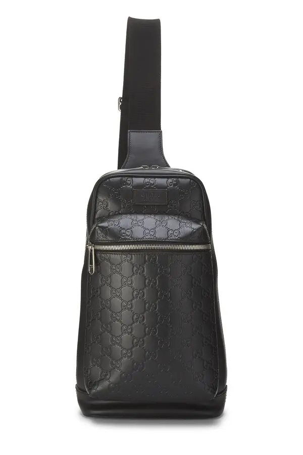 Gucci Ssima Slim Crossbody Bag - Black