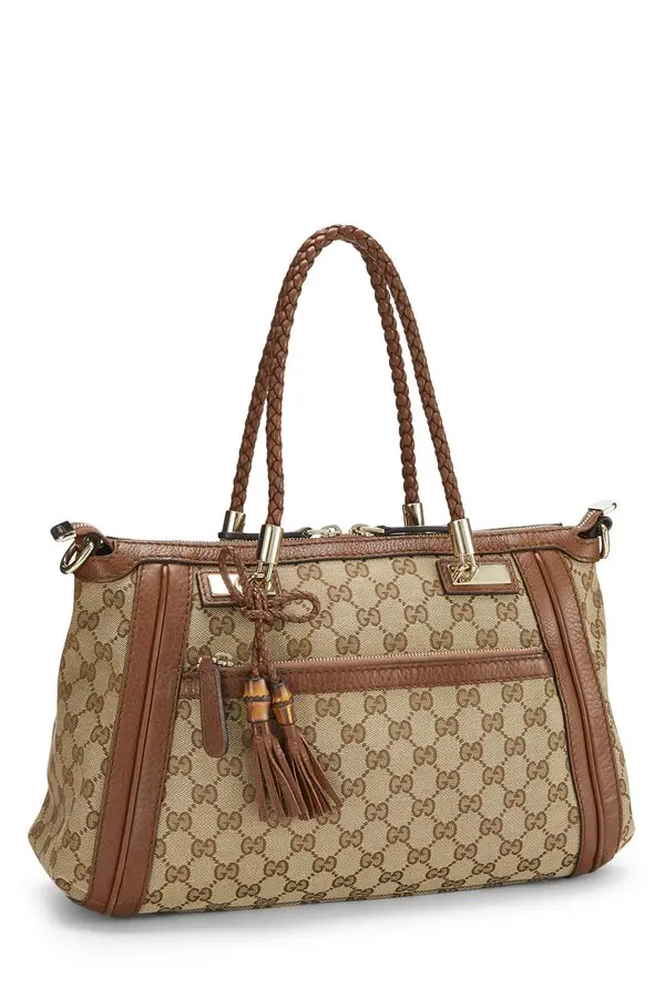 Gucci Original Gg Bella Zip Tote