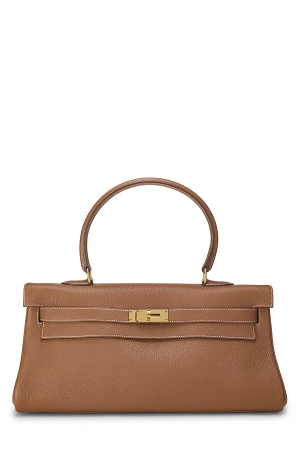 Hermès Gold Togo Jpg Kelly 42 - Brown
