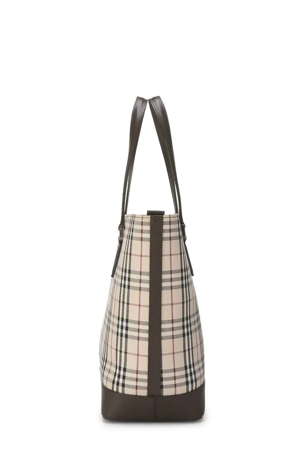 Burberry Jacquard Check Handbag