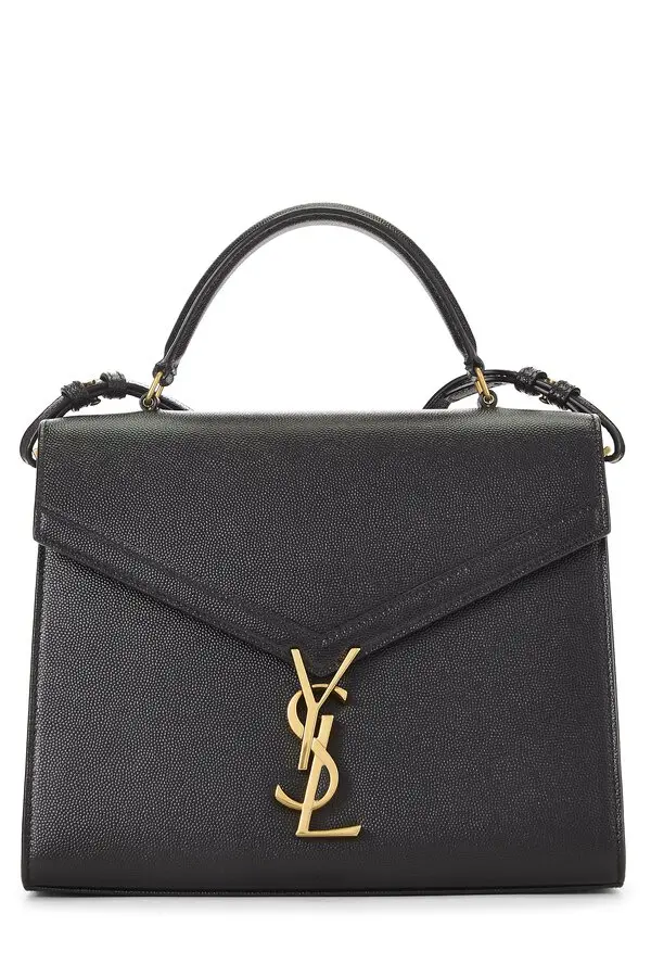 Saint Laurent Grainy Cassandra Top Handle