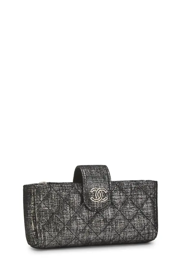 Chanel Metallic Leather Phone Holder
