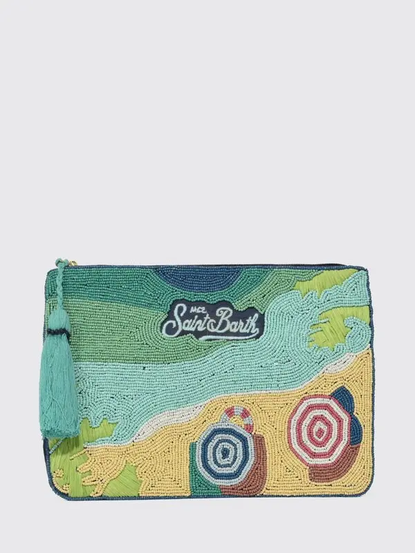 MC2 SAINT BARTH Embellished Clutch - Water