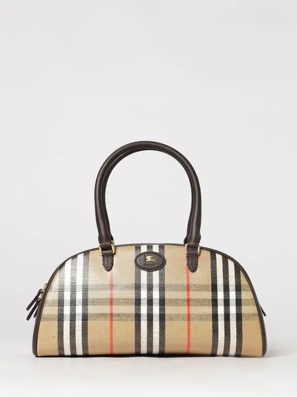 Burberry Monogrammed Satchel Bag