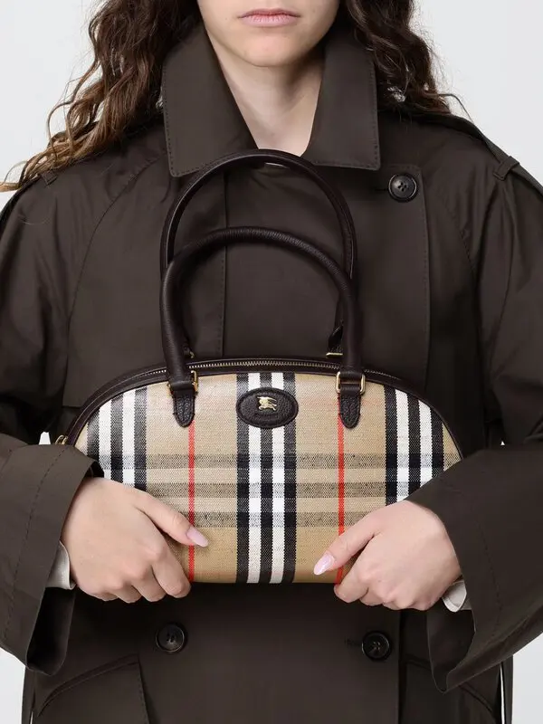 Burberry Monogrammed Satchel Bag