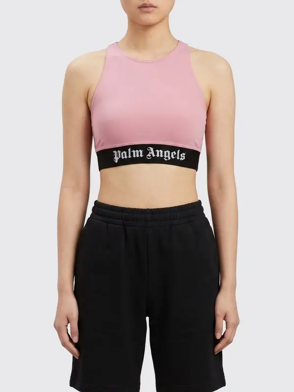 Palm Angels Logo Sports Top - Pink