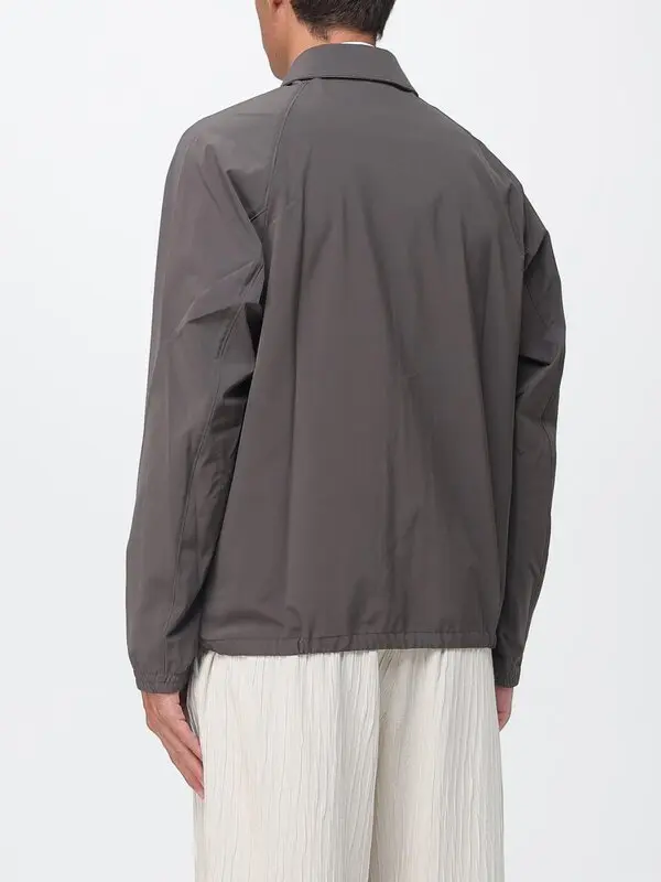 Emporio Armani Polyester & Viscose Blend Shirt Jacket