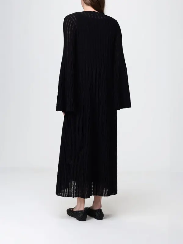 ANTONINO VALENTI Liliana Long Viscose-blend Cardigan With Kimono Sleeves