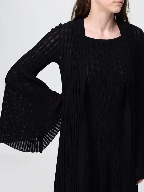 ANTONINO VALENTI Liliana Long Viscose-blend Cardigan With Kimono Sleeves