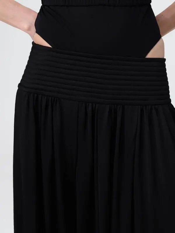 Alaïa Wool Blend Wideleg Trousers
