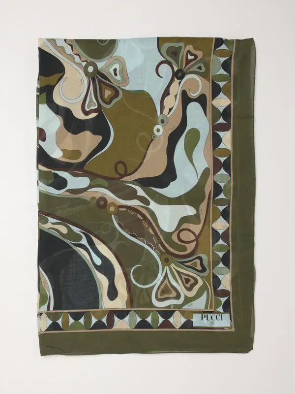 Emilio Pucci Neck Scarf - Kaki