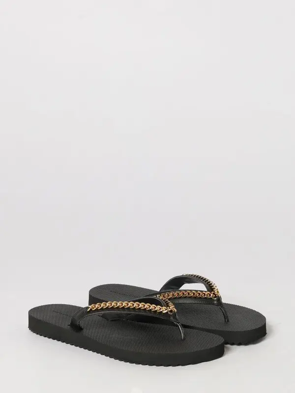 Stella McCartney Falabella Chain-detail Rubber Thong Sandals