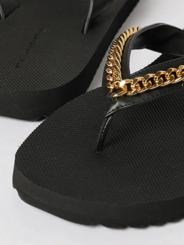 Stella McCartney Falabella Chain-detail Rubber Thong Sandals