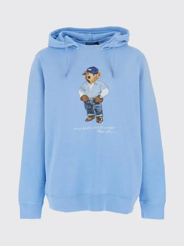 Polo Ralph Lauren Cotton Hoodie With Teddy Bear Print