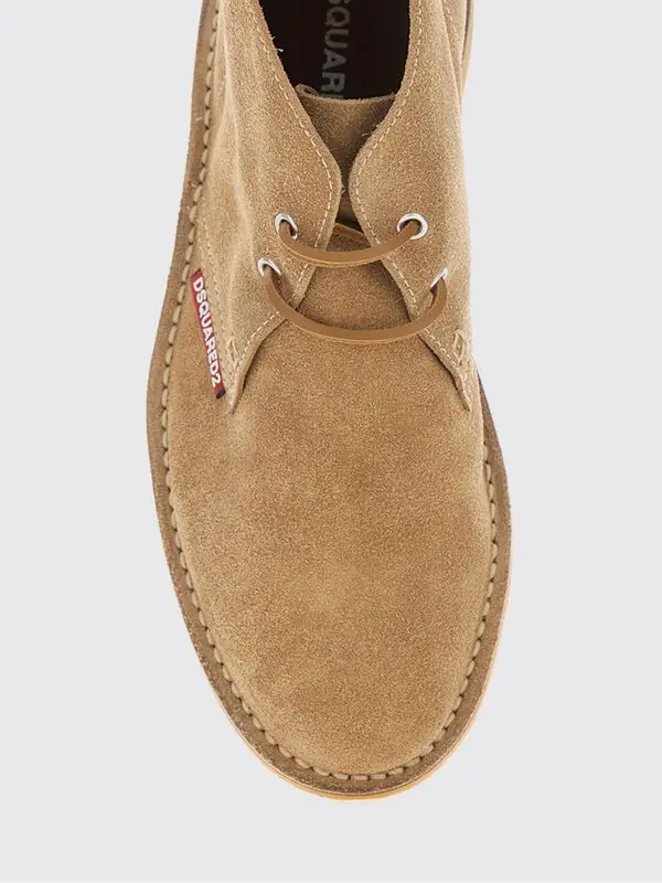 Dsquared2 Suede Calfskin Desert Boots