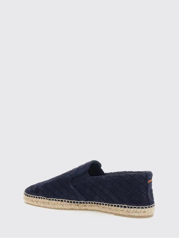 CastaÑer Suede Calfskin Espadrilles With Rubber Sole - Blue