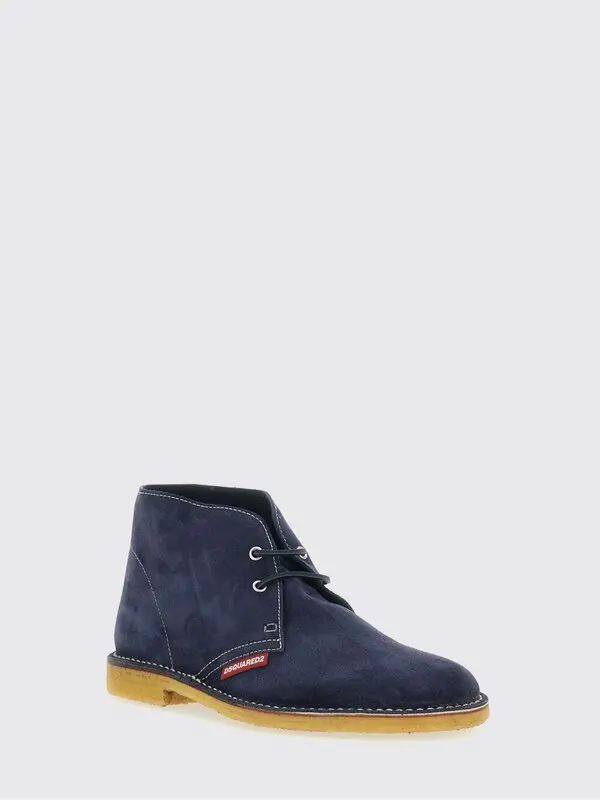 Dsquared2 Suede Calfskin Desert Boots