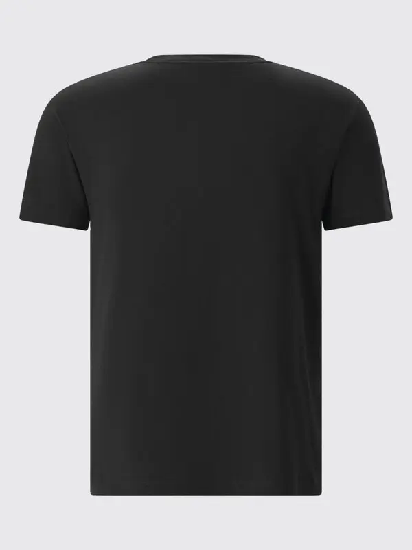 Valentino Garavani Vlogo Signature Cotton T-shirt With Contrasting Logo - Black