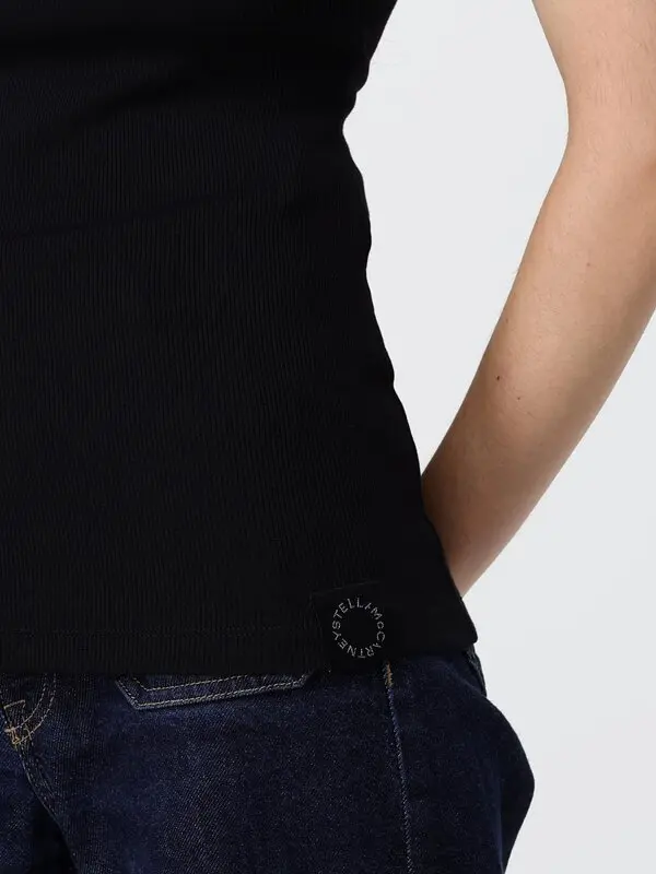 Stella McCartney Cotton Tank Top With Slogan Print