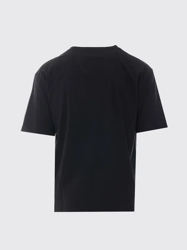 Valentino Garavani Crewneck Cotton T-shirt With Graphic Print And Dropped Shoulders