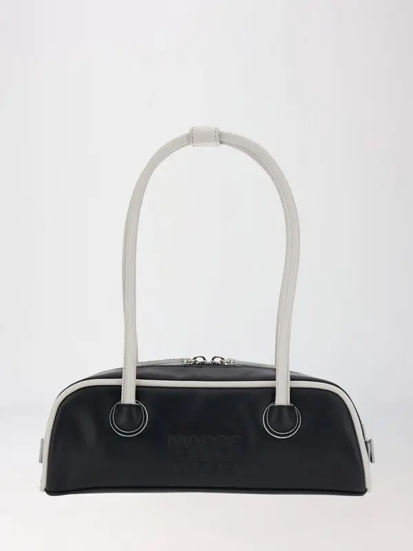 MARGESHERWOOD Smooth Leather Shoulder Bag With Double Handle And Zip