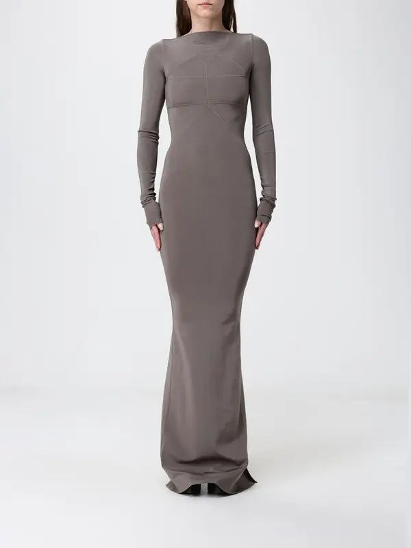Rick Owens Jersey Dress - Grey