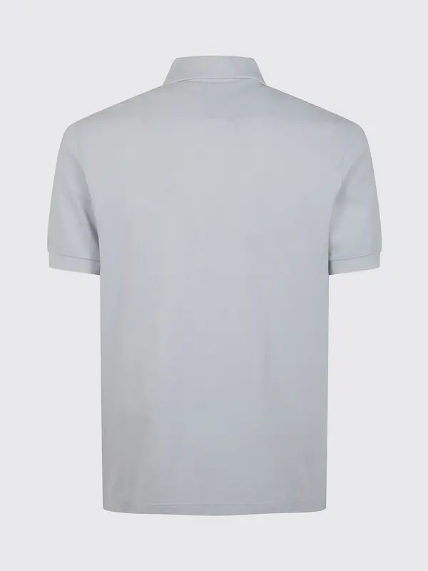 Fred Perry Short-sleeved Cotton Polo Shirt With Embroidered Chest Logo