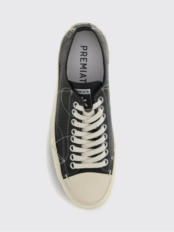 Premiata Vince Calf Leather Low-top Sneakers