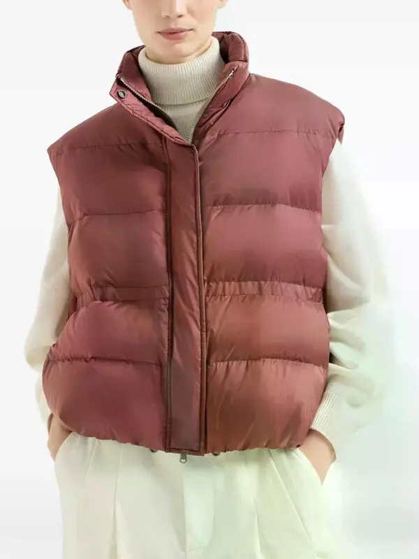 Brunello Cucinelli Water-resistant Matte-nylon Down Jacket With Monili