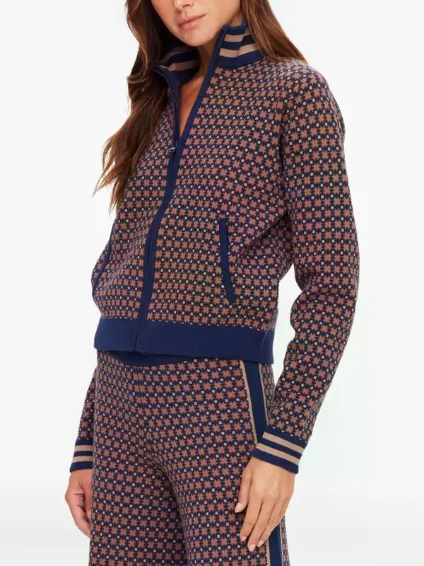 The Upside Lumiere Margot Geometric Track Jacket