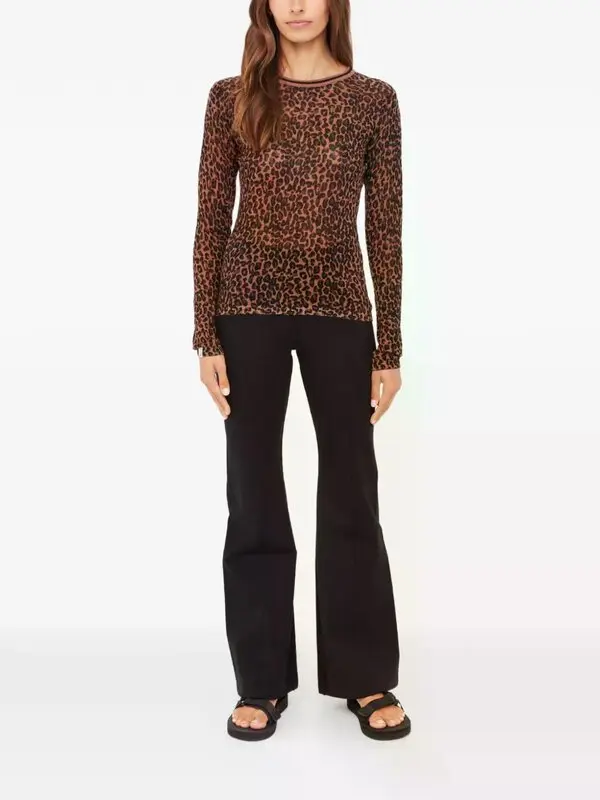 The Upside Ludlow Leopard-print Top