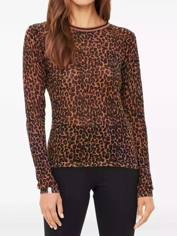 The Upside Ludlow Leopard-print Top