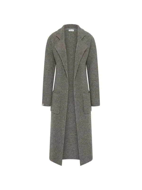 The Upside Ribbed Wool Coat