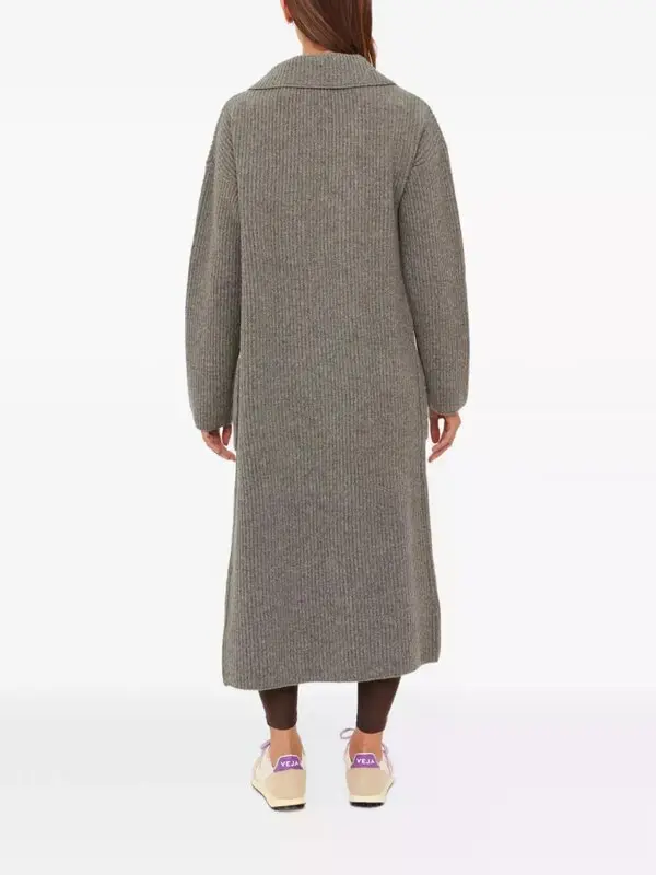 The Upside Ribbed Wool Coat