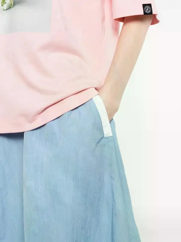 AGNES B. Ribstop Midi Skirt