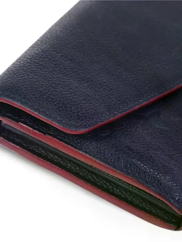 LOUIS VUITTON 2019 Empreinte Portefeuille Sarah Wallet - Blue