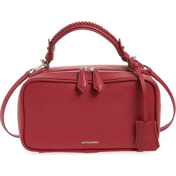 Altuzarra Tack Trunk Crossbody Bag - Deep Cherry