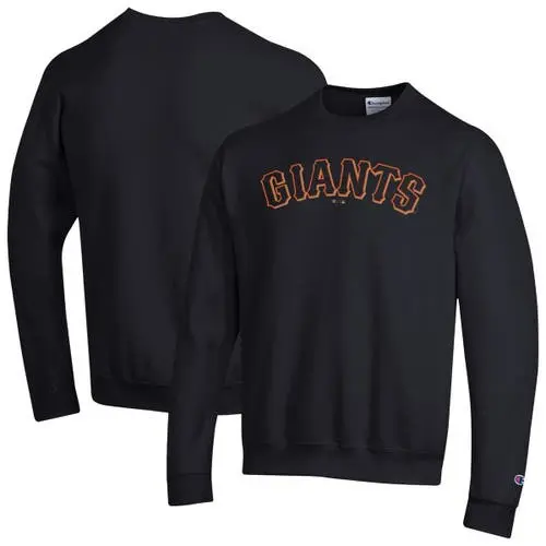 Champion San Francisco Giants Wordmark Sweatshirt - Black