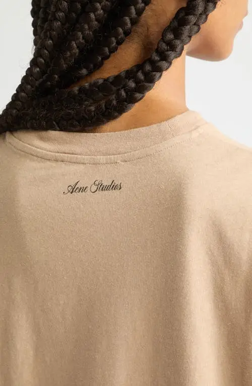 Acne Studios Cotton & Hemp Graphic T-shirt