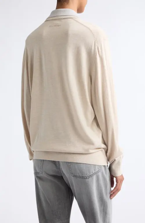 Acne Studios Koyat Layered Silk Blend Sweater